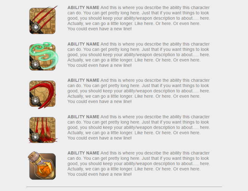 Sokol's FREE Bio Templates | NEW 13/10 | Creative Corner | Flight Rising