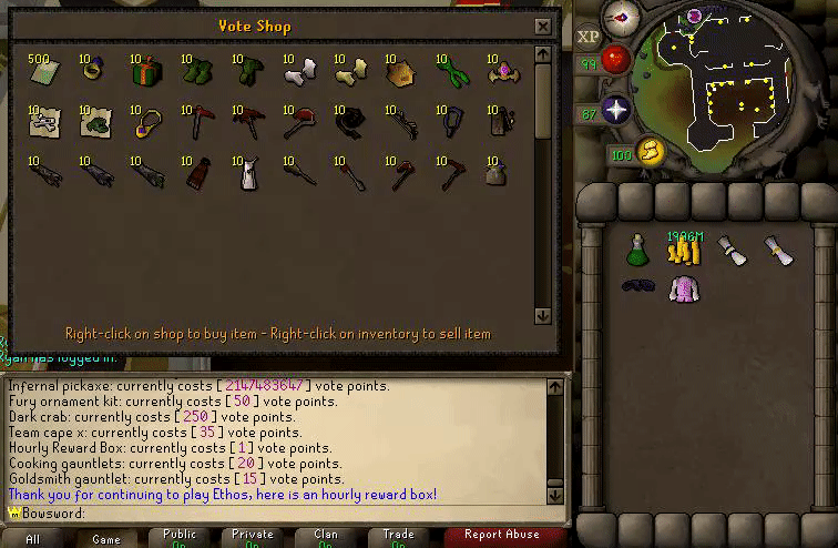 Ethos | OSRS | Diaries | Unique Content | Sell & Trade Game Items ...