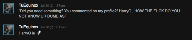 Dumbest/Funniest Profile Comments - Team Fortress 2 Discussions ...