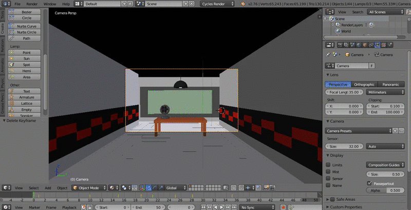 [W.I.P.] Office I made in Blender for my free-roam fangame (unrendered ...