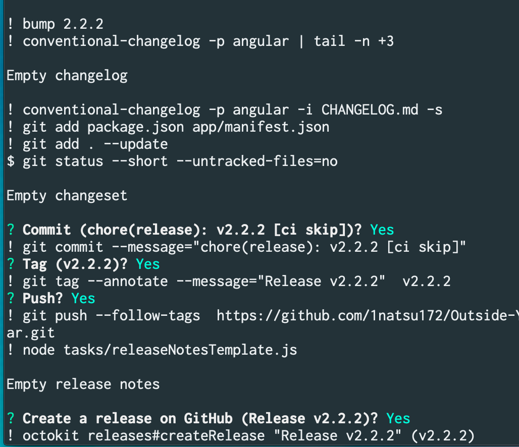 scripts.changelog does not actually executed in --dry-run mode · Issue ...