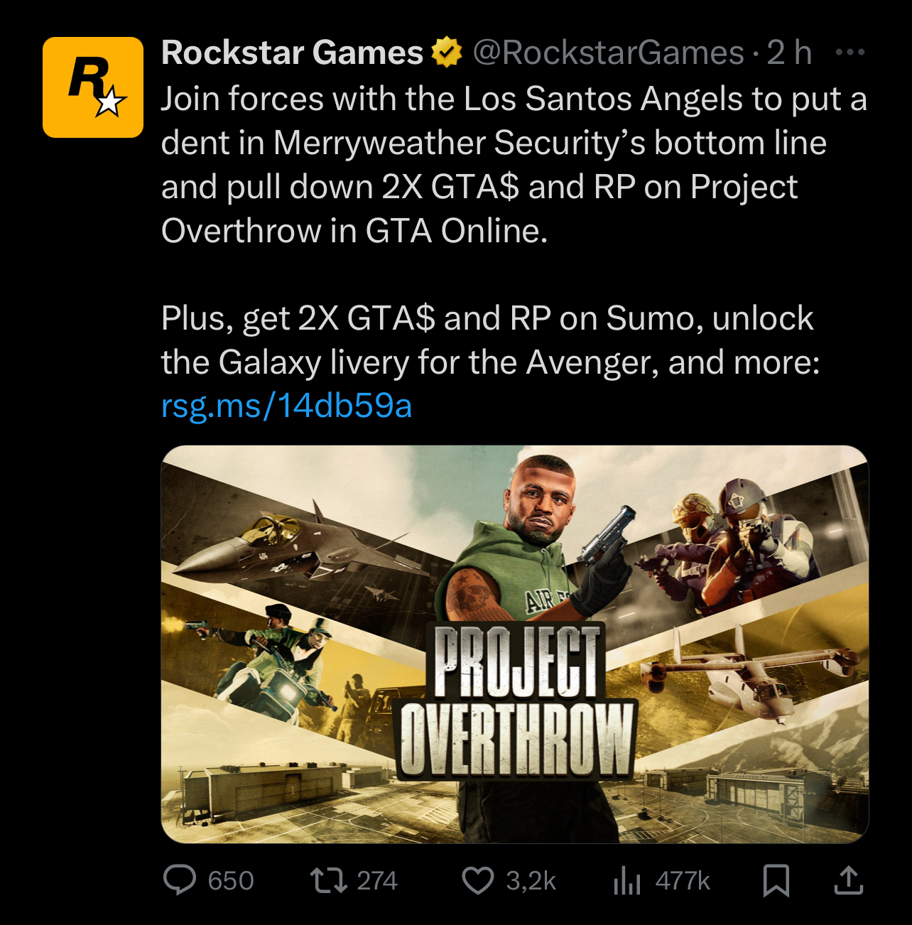 NEXT GTA TRAILER OFFICIALLY TEASED - A Message from Rockstar Games ...