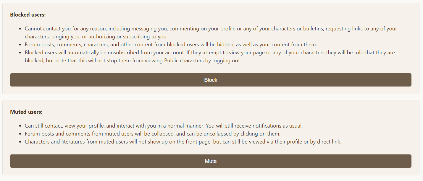 Soft block/Mute feature on Toyhouse