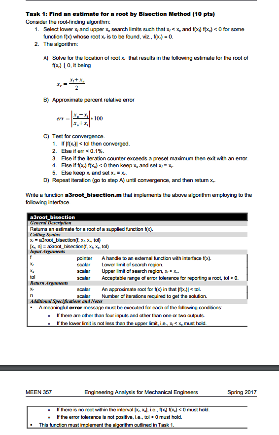 Solved Consider the root-finding algorithm: Select lower | Chegg.com