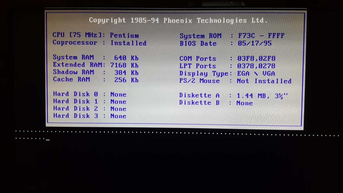 Problem when trying to install Windows 95 : r/pcmasterrace
