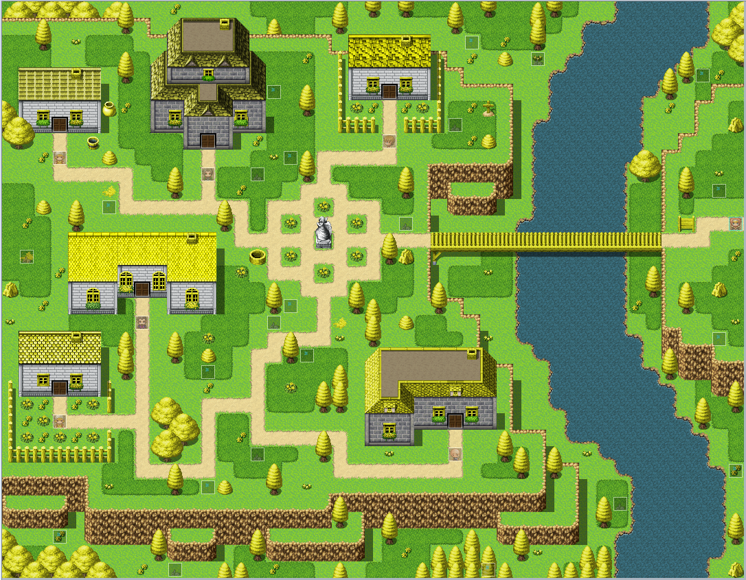 Marigold Meadows - Thoughts on this map? How can I improve it? : r/RPGMaker