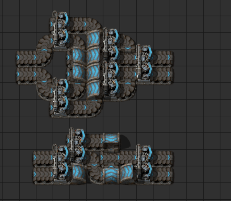 How to do 2 to 2 belts with lane balancing? : r/factorio