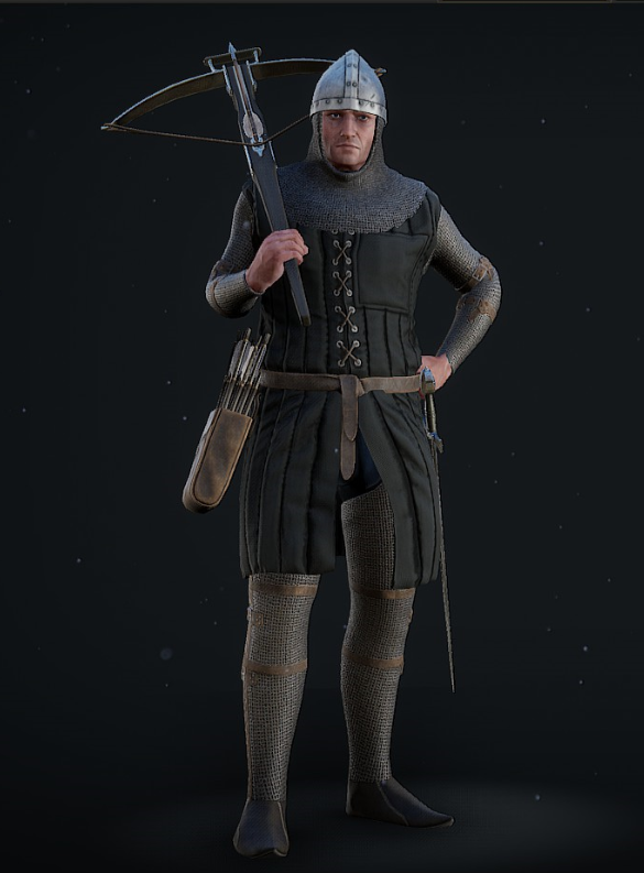 Attempt at a 13th century crossbowman! : r/MordhauFashion