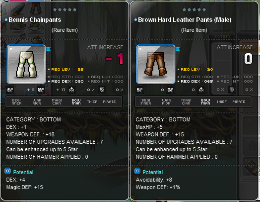 Higher DEX gear lowering ATT as Crossbowman? : r/Maplestory