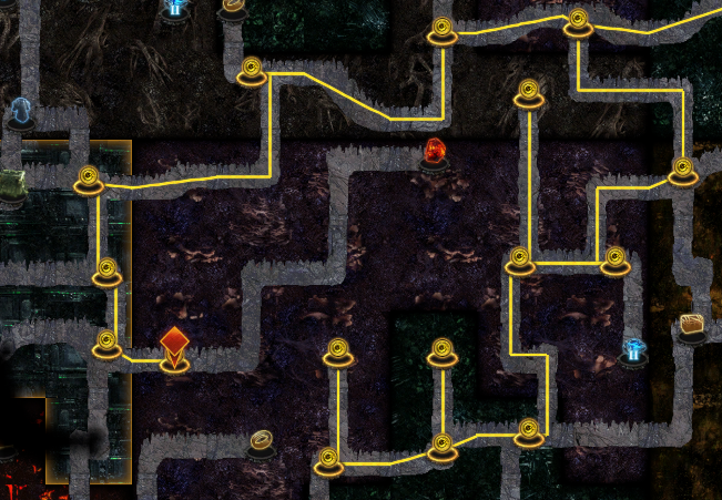 I've checked both marked locations, but neither of them have a hidden ...