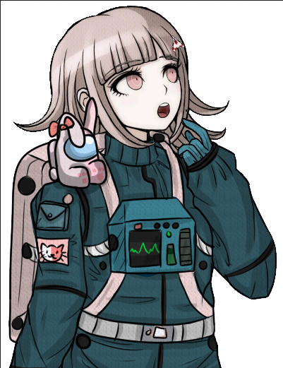 Chiaki Sprite Edit I Made! Among Us Inspired :D : r/danganronpa
