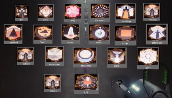 Potential last symbol of the hidden message in the VotD wall : r ...