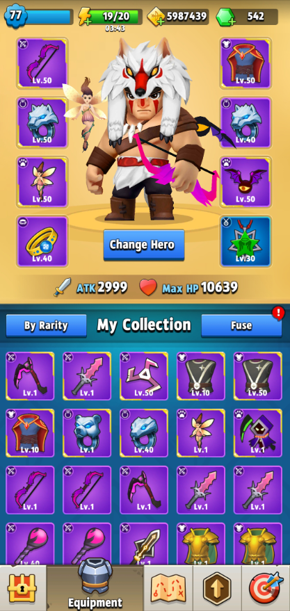 Post Your Hero+Gear+Chapter for ADVICE. : r/Archero