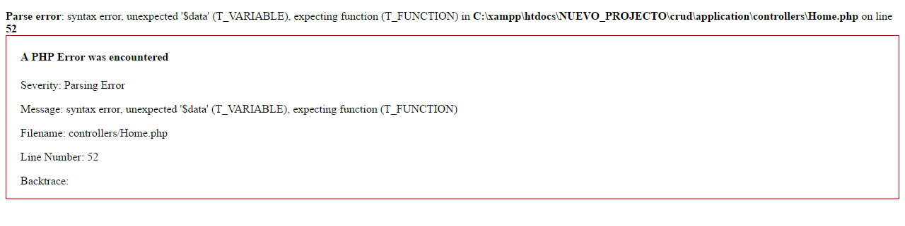 Php Invalid Argument Supplied Codeigniter Stack Overflow 8908