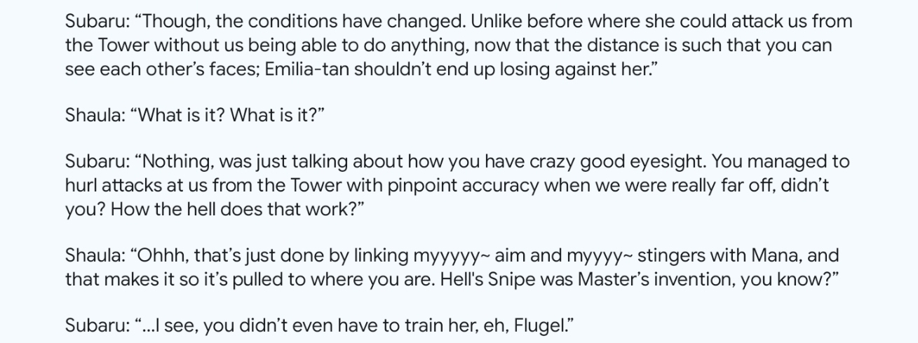 [Re:Zero] Shaula Downgrade & Revision | VS Battles Wiki Forum