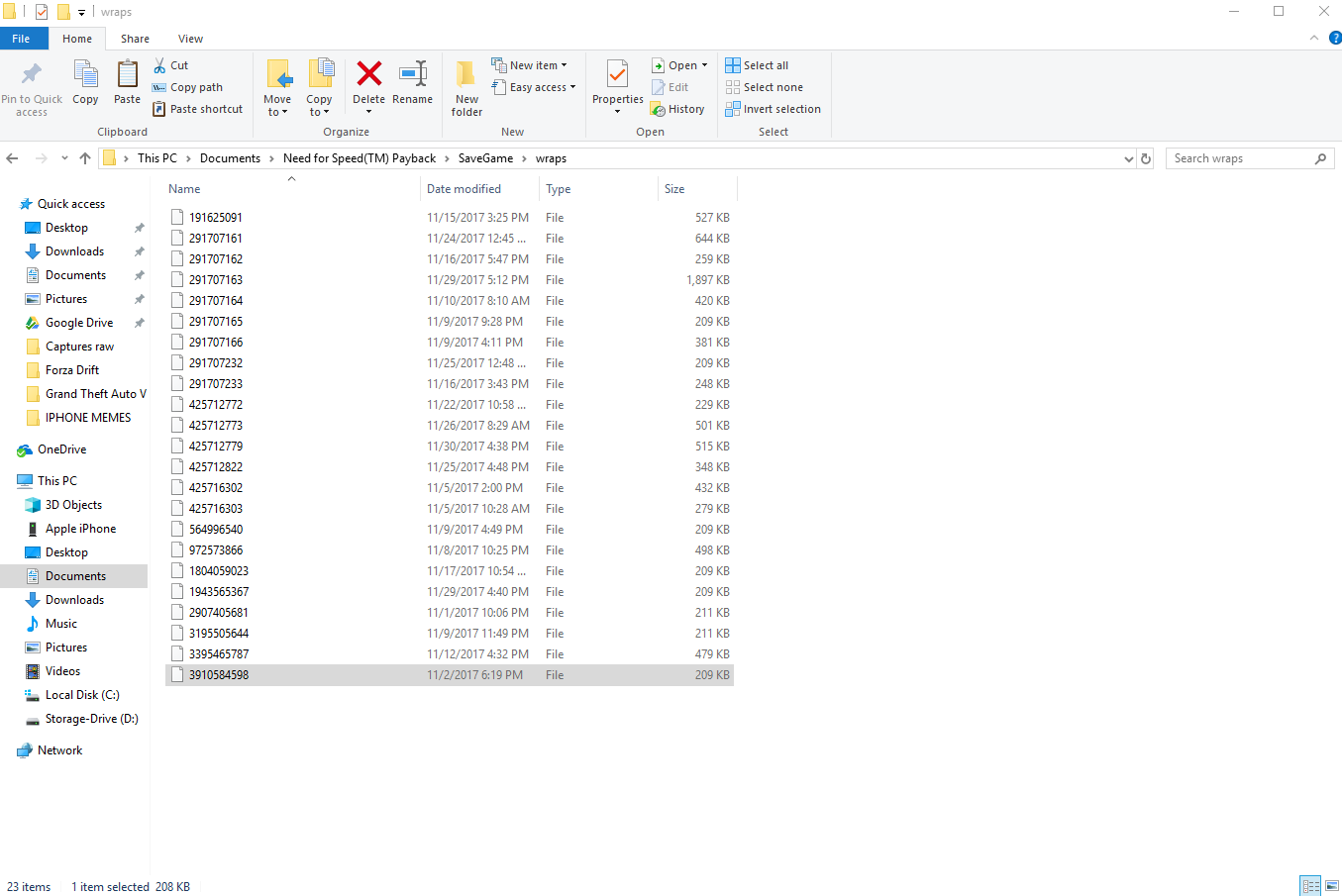 We should get more wrap slots on pc, it's just a folder : r/needforspeed