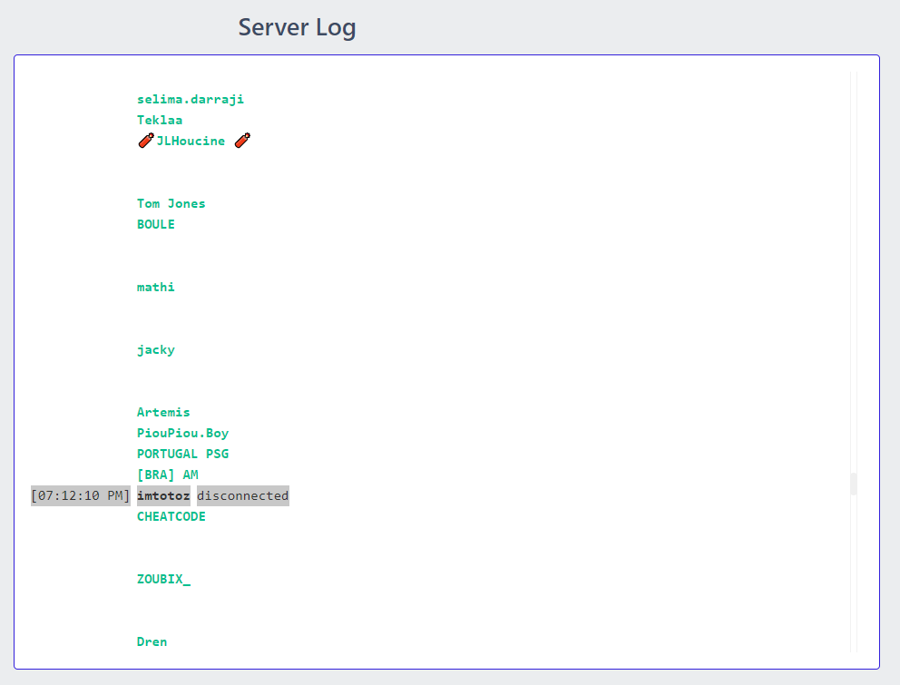 [BUG] Server logs are not readable with light theme · Issue #471 · tabarra/txAdmin · GitHub