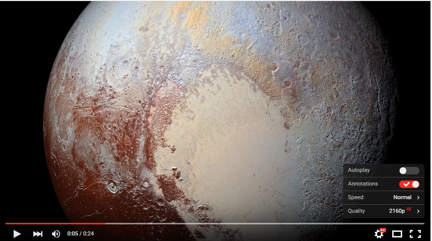First Visualization of Pluto in 4K HD : r/Astronomy