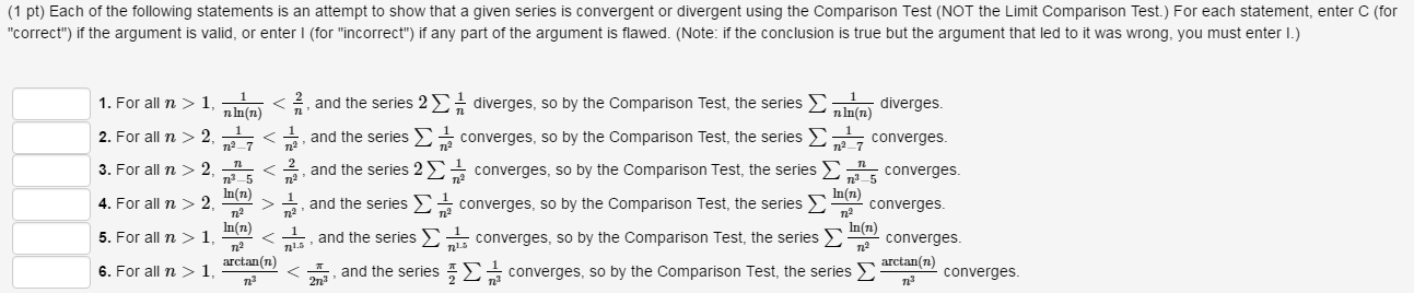 Solved Each of the following statements is an attempt to | Chegg.com