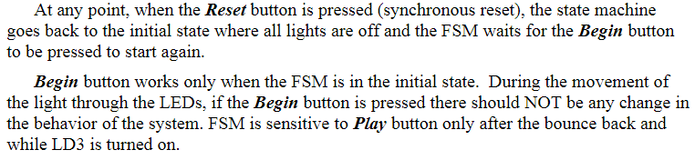 3)Draw FSM of the light pattern generator 4) write | Chegg.com