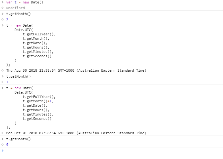 javascript - Why does using Date.UTC() return a completely different ...