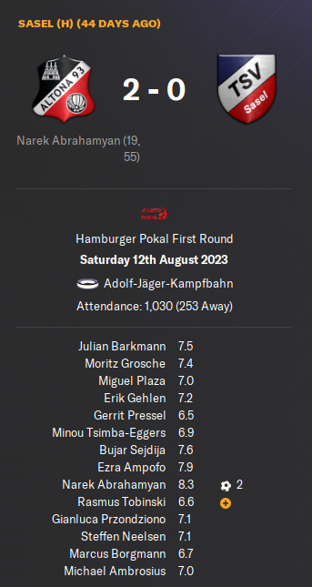 [FM24] The Hamburg team with unusual kits and a strong left wing support. No, not St. Pauli, the ...