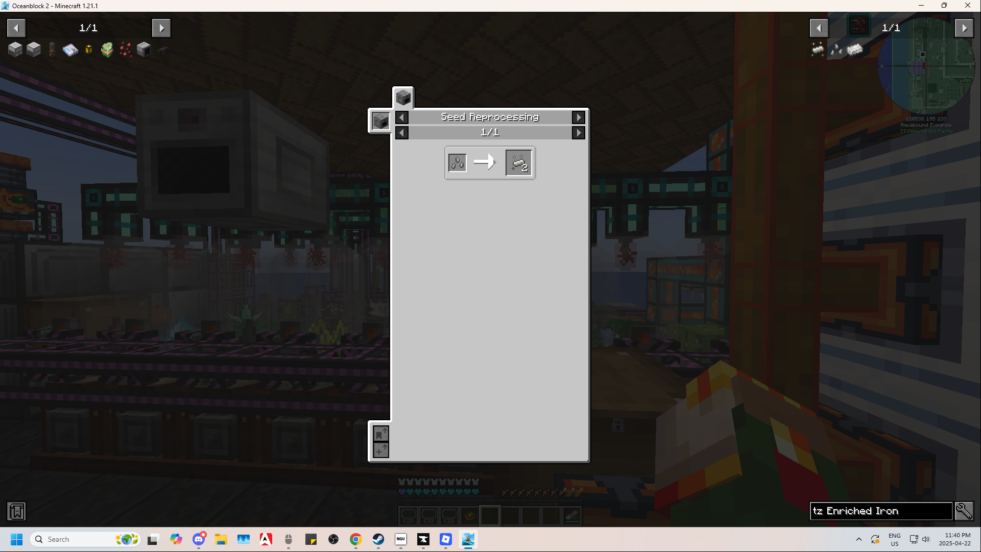 Quartz Enriched Iron Seeds · Issue #7628 · FTBTeam/FTB-Modpack-Issues · GitHub