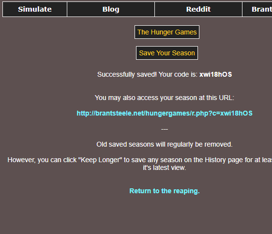 I was playing that Hunger Games simulator with DDLC characters when ...