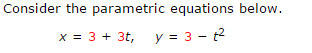 Solved Eliminate the parameter to find a Cartesian equation | Chegg.com