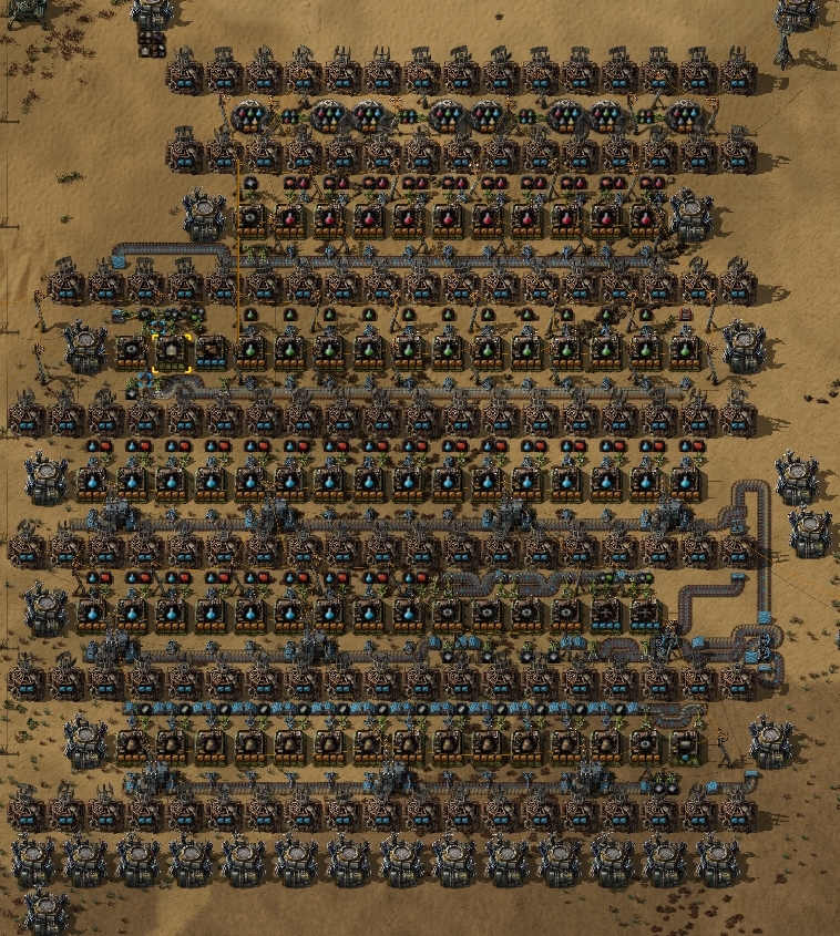 Red, Green and Blue beaconed science ~ 900 science per minute : r/factorio