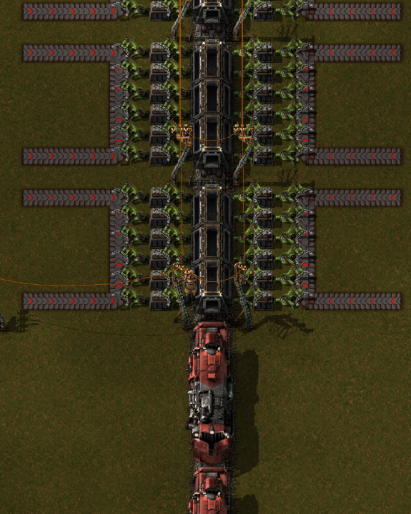 Extreme loading help pls, tracks and belts are both full : r/factorio