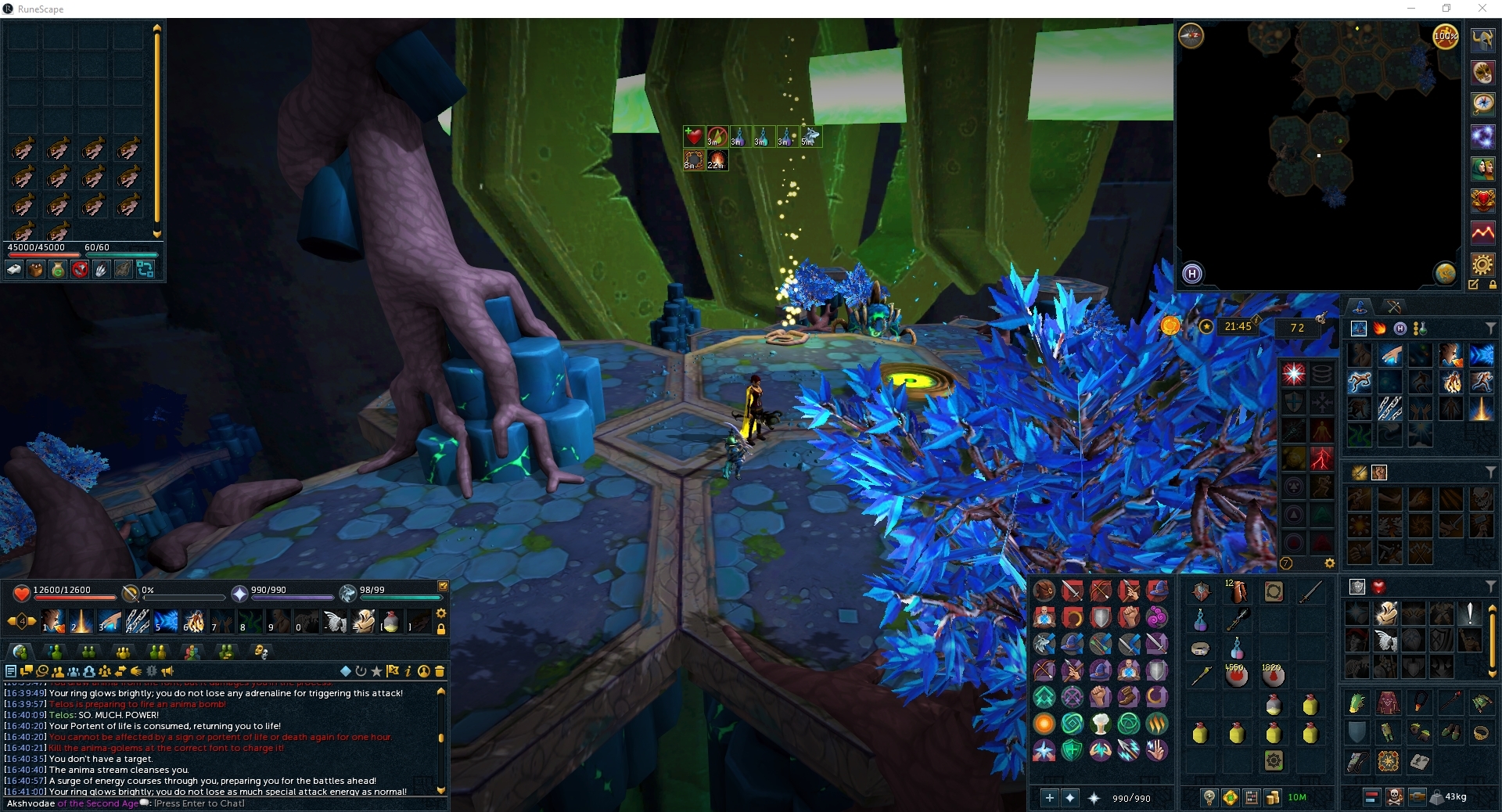 TIL Telos P4 "Power" Spec Can Kill During Cutscene : r/runescape