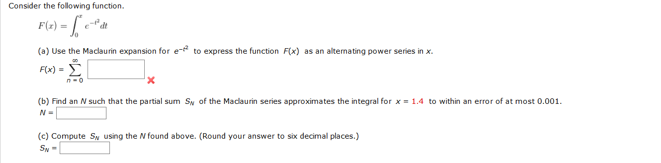 Solved Consider the following function. F (x) = integral^x | Chegg.com