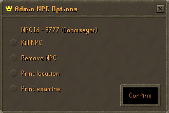 [718] Admin NPC Panel | Rune-Server