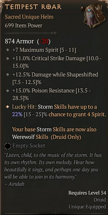 Ft > Tempest Roar - Topic - d2jsp