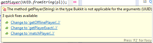 [Solved] Player FROM UUID (ArrayList in for loop) - Help? | SpigotMC ...