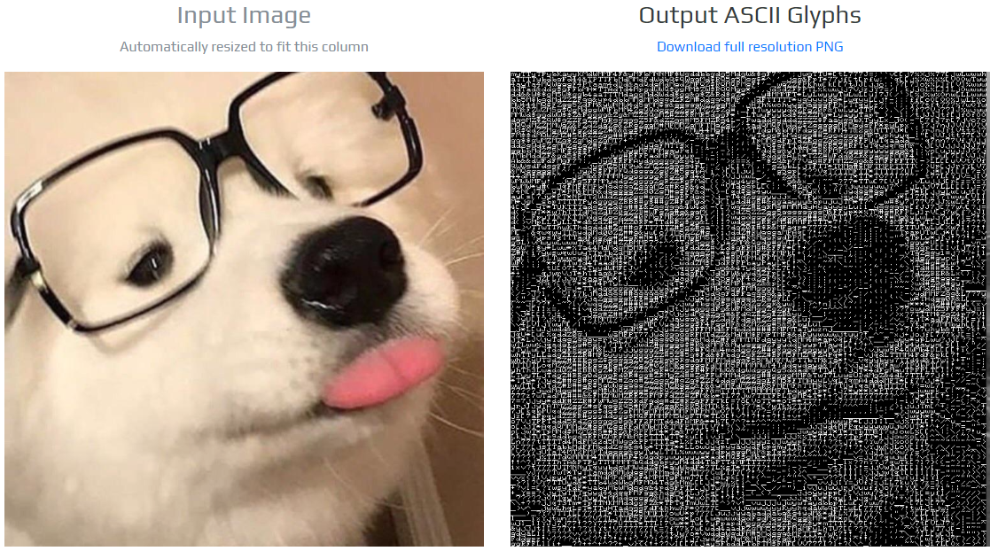 [P] Real-time ASCII Art rendering using decision tree : r/MachineLearning