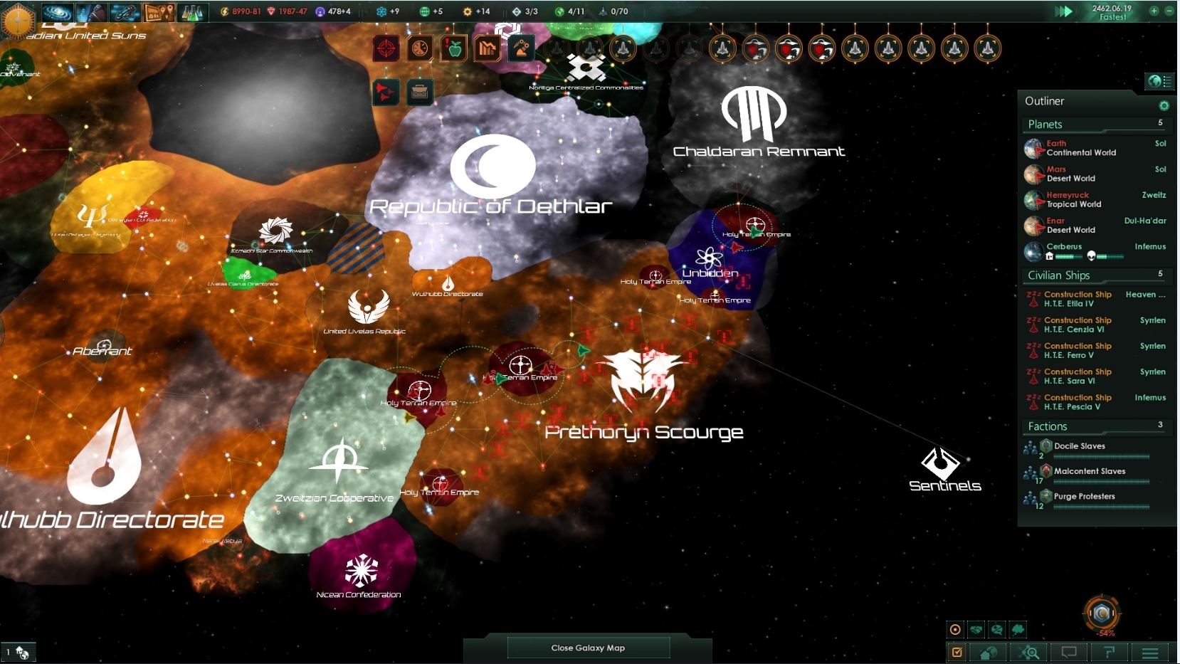 The Fall of the Holy Terran Empire. An Ironman Game. : r/Stellaris