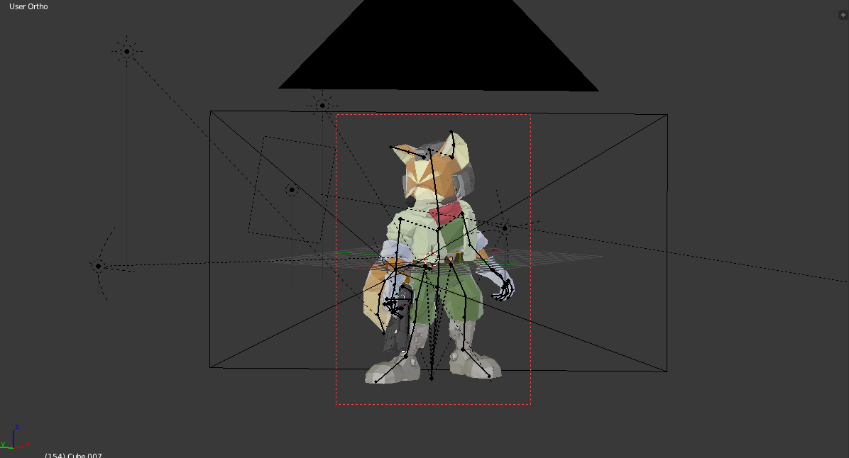 Low Poly 3D Melee Fox - Blender 2.79 : r/smashbros