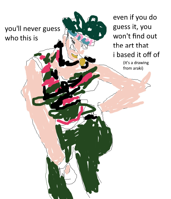 I poorly draw a random JoJo character every day until part 5 is out #22 ...