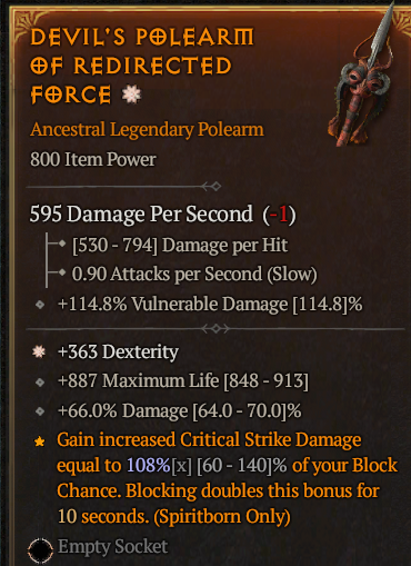 Aspect Of Redirected Force - Topic - d2jsp