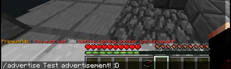 PremiumAds - Player Based Announcements | SpigotMC - High Performance ...