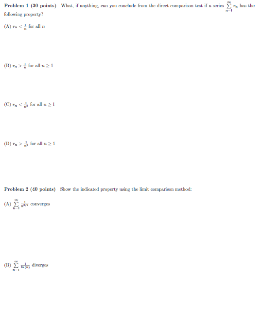 Solved Problem 1 (30 points) What, if anything, can you | Chegg.com