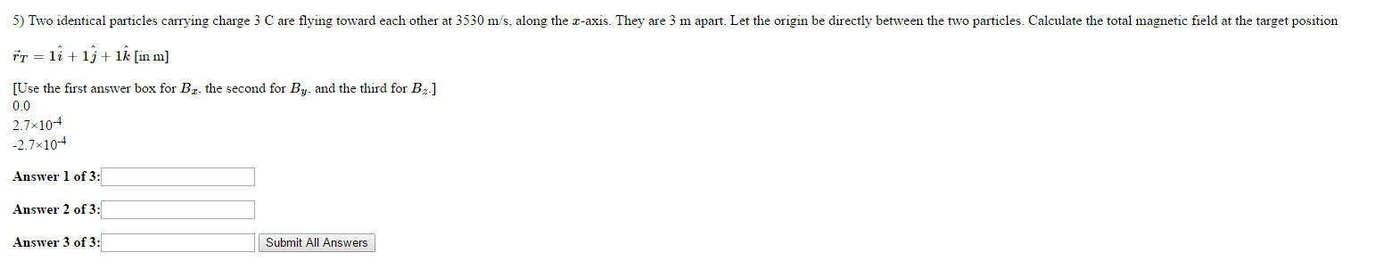 Solved Two identical particles carrying charge 3 C are | Chegg.com