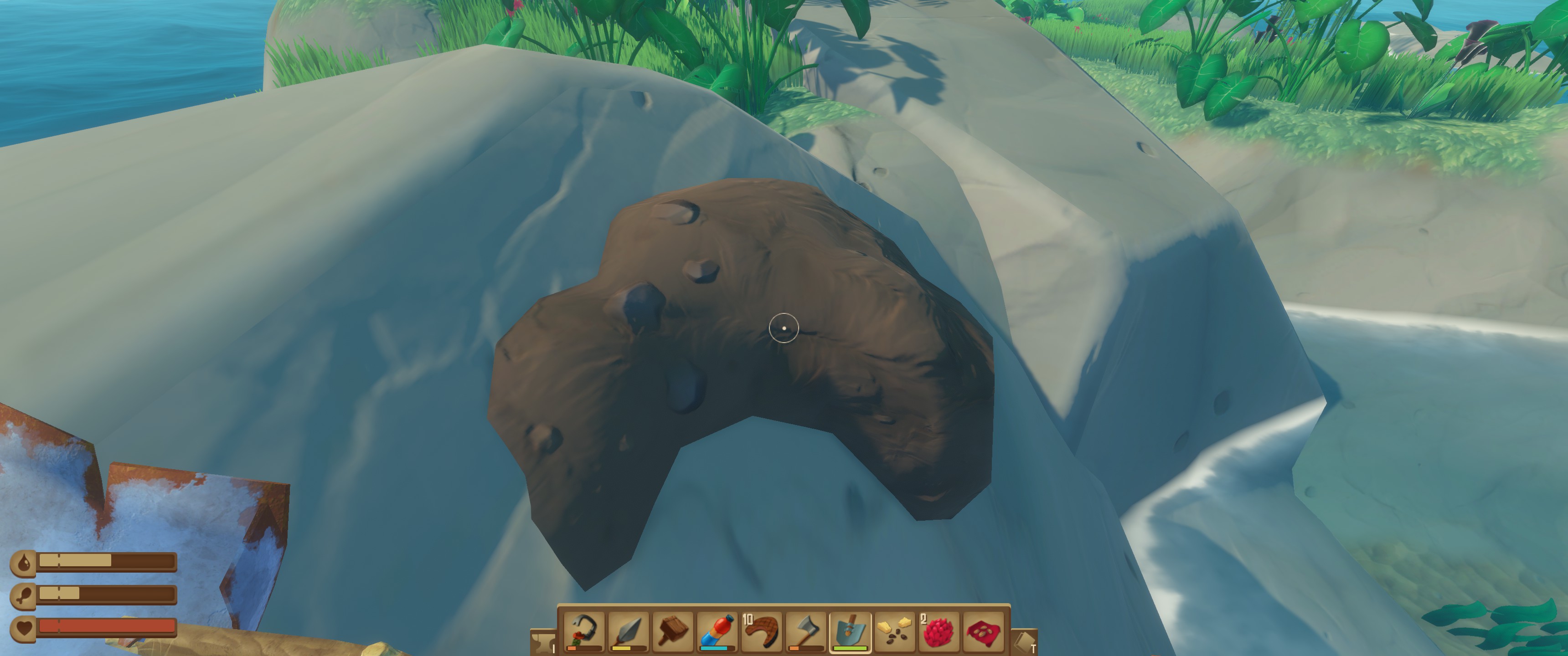 Brown dirt pile on small islands :: Raft General Discussions