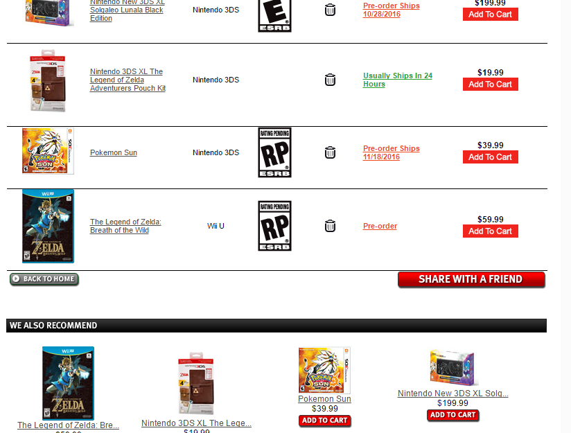 Gamestop also recommends everything that is on my wish list. : r ...