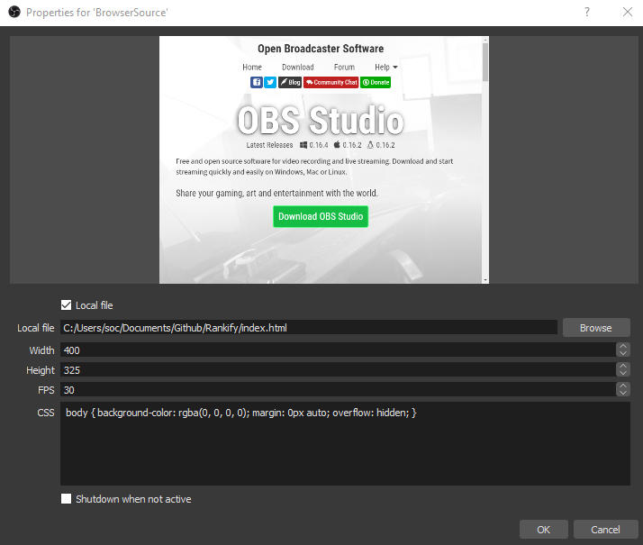 GitHub - ConsoleTVs/Rankify: Show your league of legends ranked statistics live on OBS / XSplit