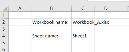 How do you create an external reference having the source workbook ...