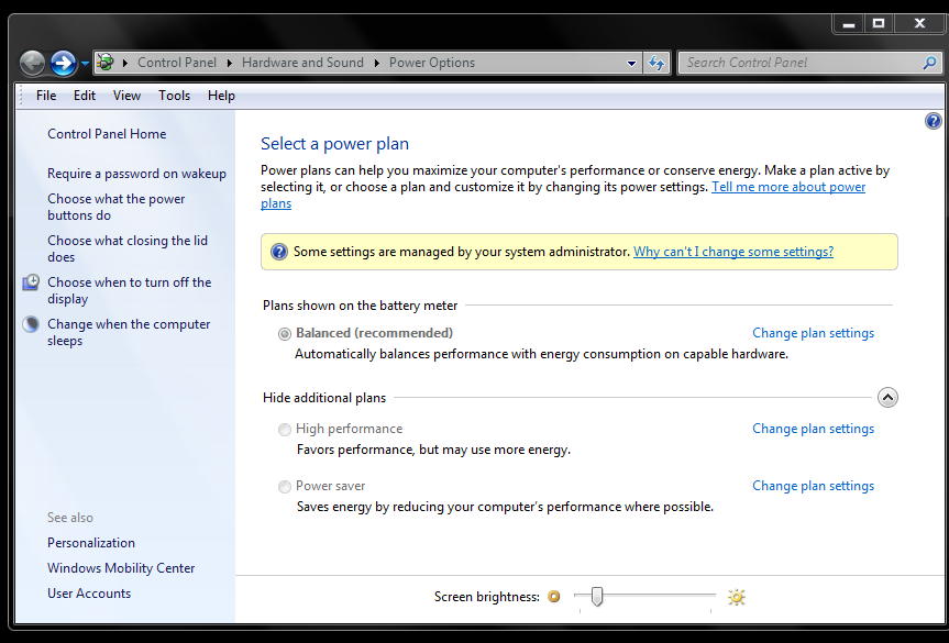 Power Options Greyed Out Cant Change Power Settings Help - Windows 7 Forums