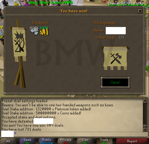 BMW's 1B+ Staking Wins Gallery | Sell & Trade Game Items | OSRS Gold | ELO